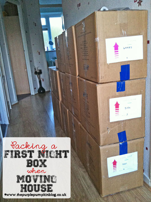 Packing a First Night Box when Moving House