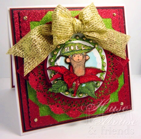 Christmas Sparkle for House-Mouse & Friends Challenge #105 - Cards by ...