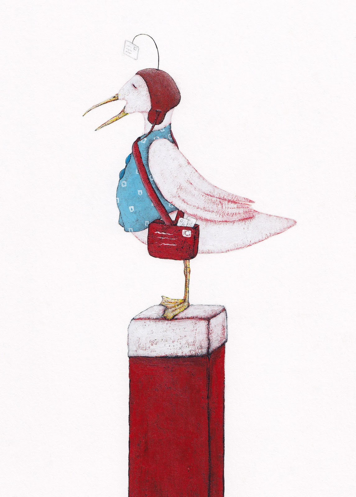 Pinzellades al món: La gavina cartera / La gaviota cartera / Seagull ...