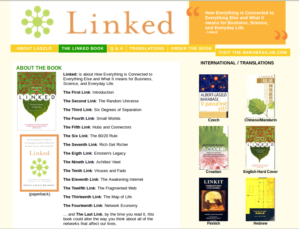 Livros de Albert-László Barabási e outros autores – Sarau Para Todos