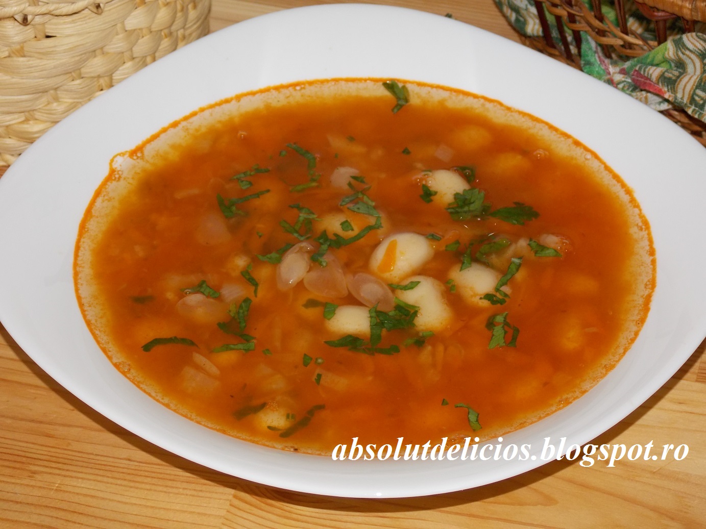 Absolut Delicios: CIORBA DE FASOLE BOABE - RETETA DE POST