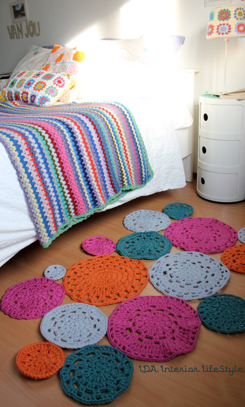 LALOLE BLOG: ALFOMBRAS DE CROCHET