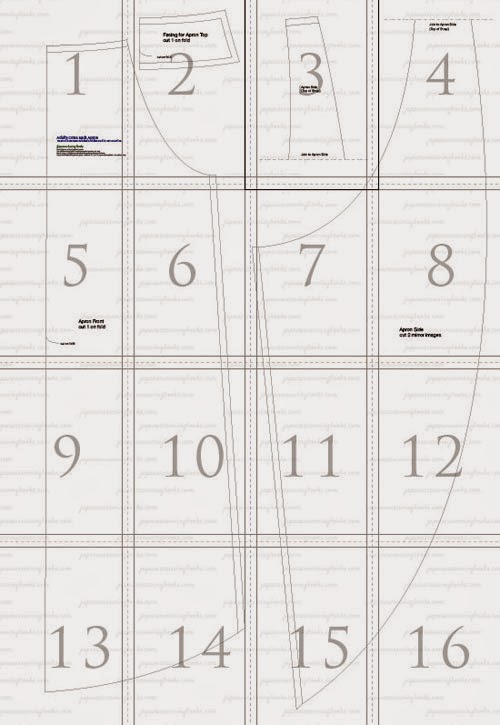 sebukumemori: Cara Buat Apron Jepun dan Percuma Pola