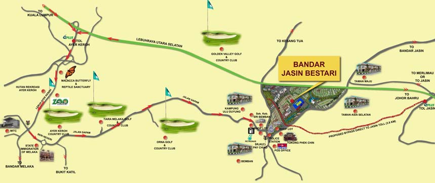 projek melaka maju .....: Projek Bandar Jasin Bistari, Melaka......