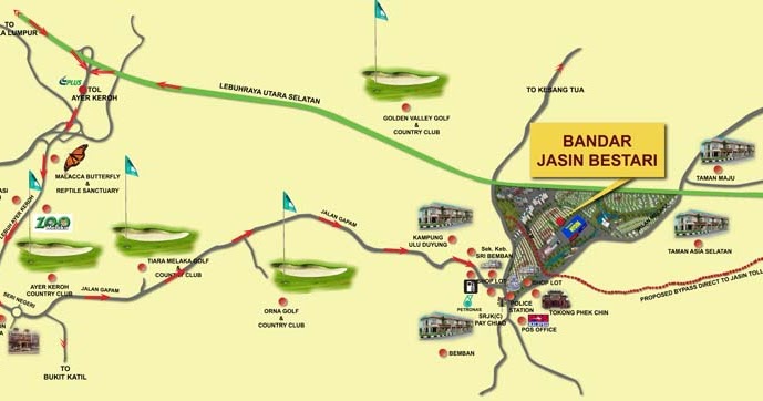 projek melaka maju .....: Projek Bandar Jasin Bistari, Melaka......