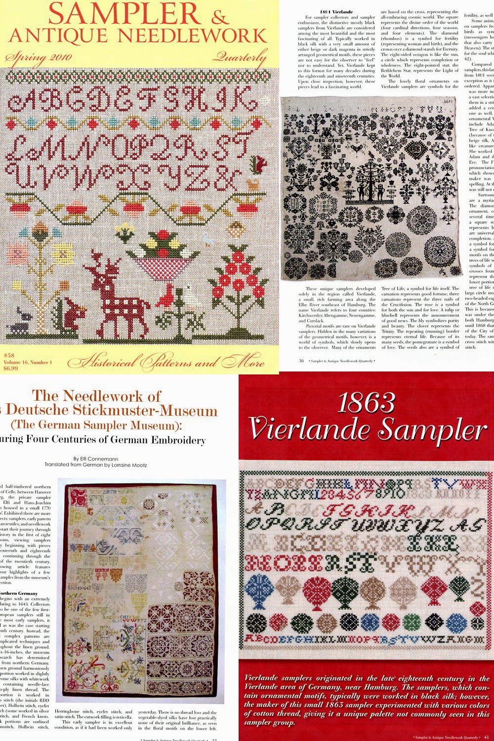 N e e d l e p r i n t: Sampler & Antique Needlework Quarterly 2010 * 4 ...