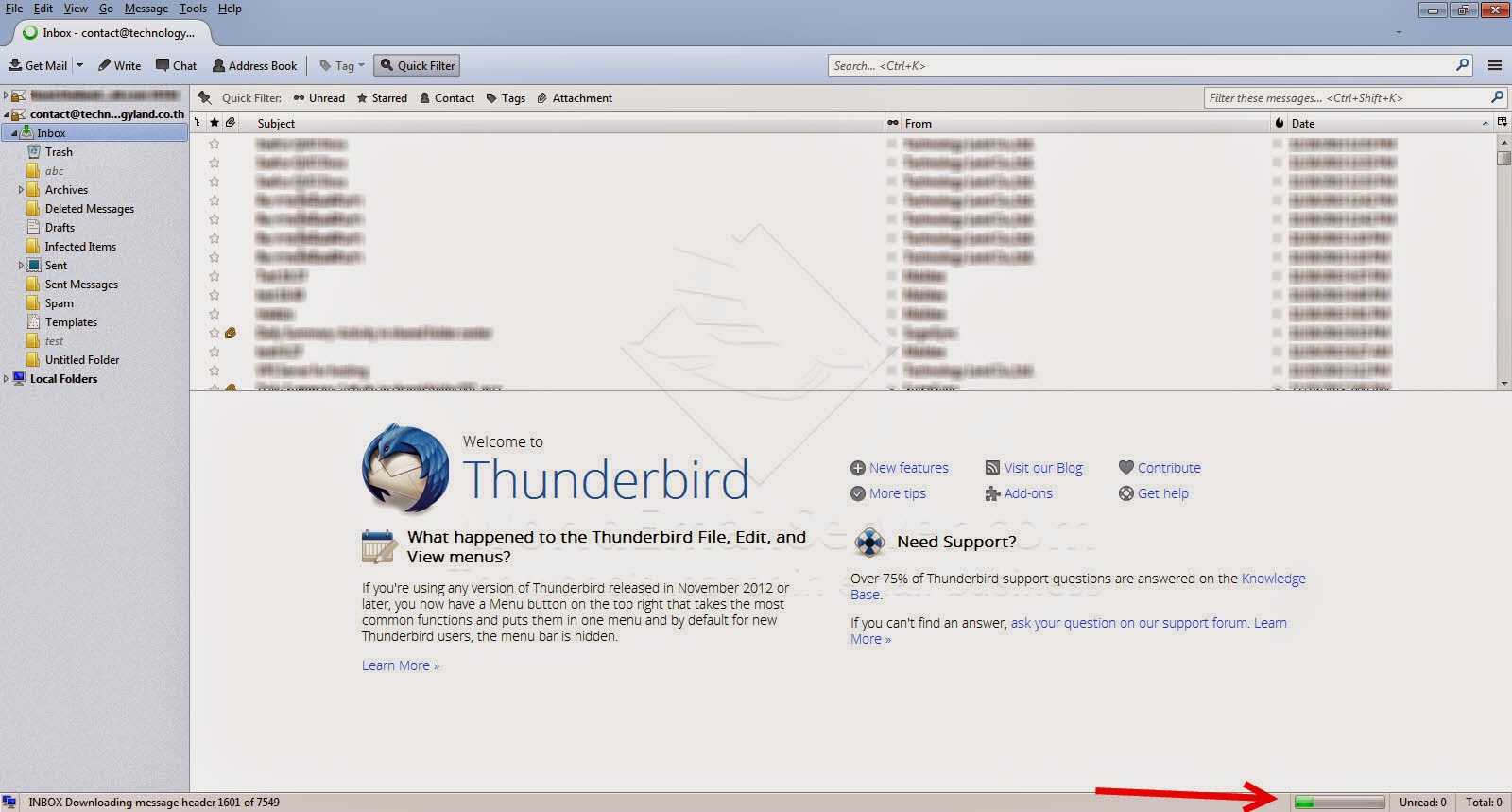 Technology Land Co., Ltd.: [MD Cloud][Thunderbird] วิธีการตั้งค่าอีเมล์สำหรับองค์กร Type: IMAP