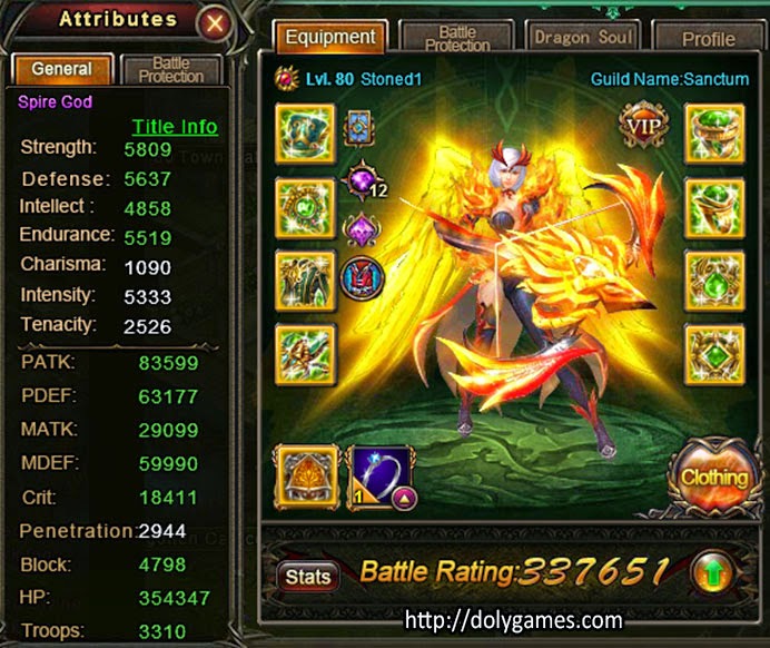 COSMOS's Wartune Blog: Archer Guide and Overview