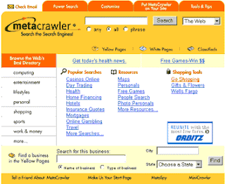 KKPI: Seajarah Search Egine (MetaCrawler)