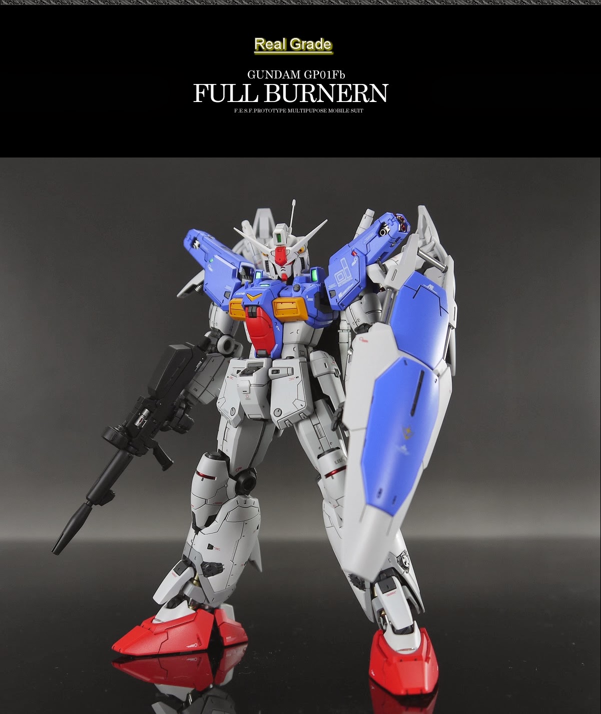 GUNDAM GUY: RG 1/144 RX-78 Gundam GP-01 FB Full Burnern - Customized Build