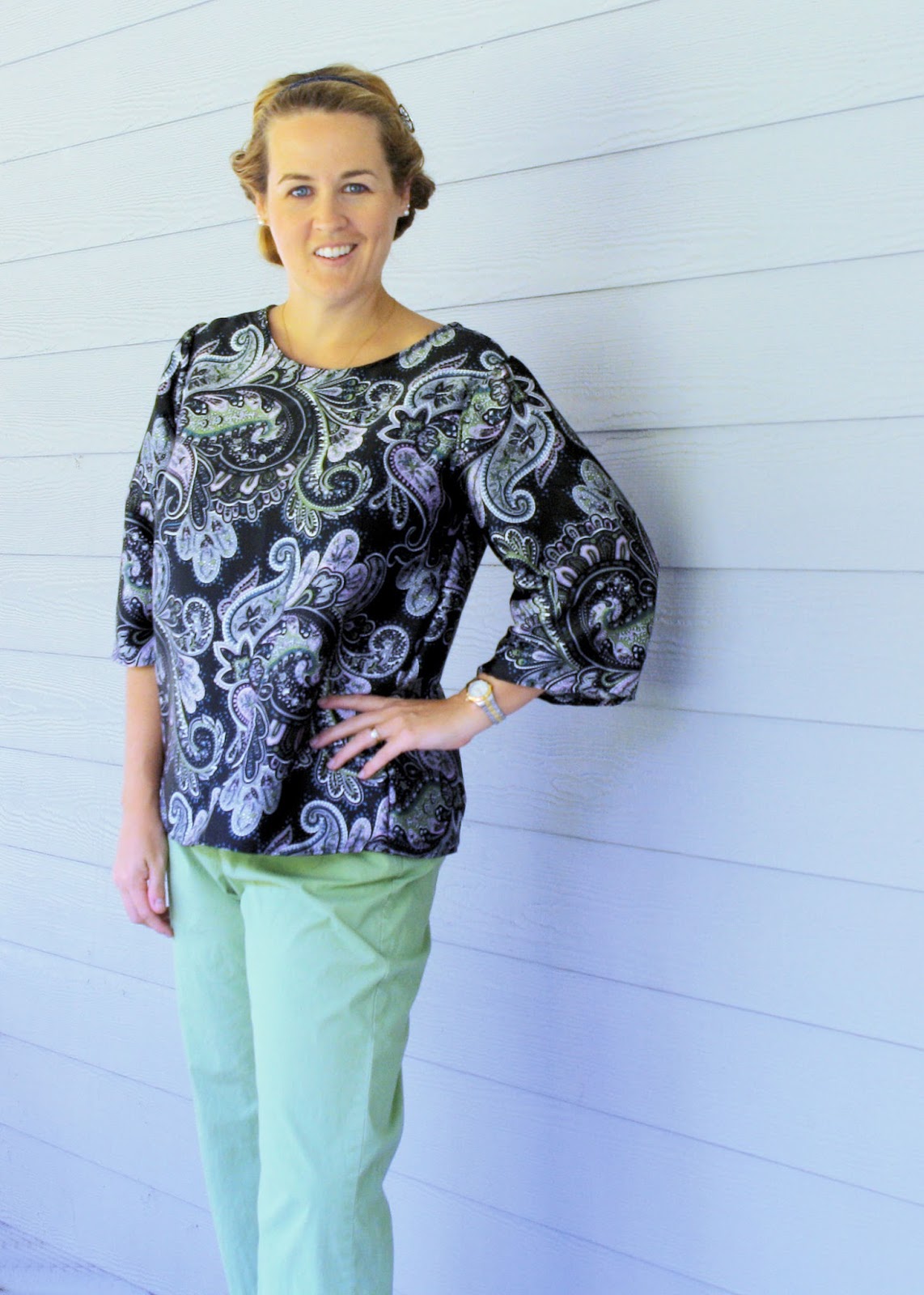 Seamingly Smitten: The Maddie Peplum Top sewing pattern - Seamingly ...