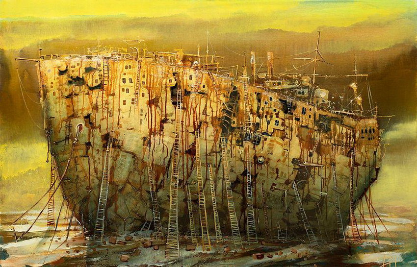 Historia y evolución de la pintura artística : Paisajes fantasiosos con ...