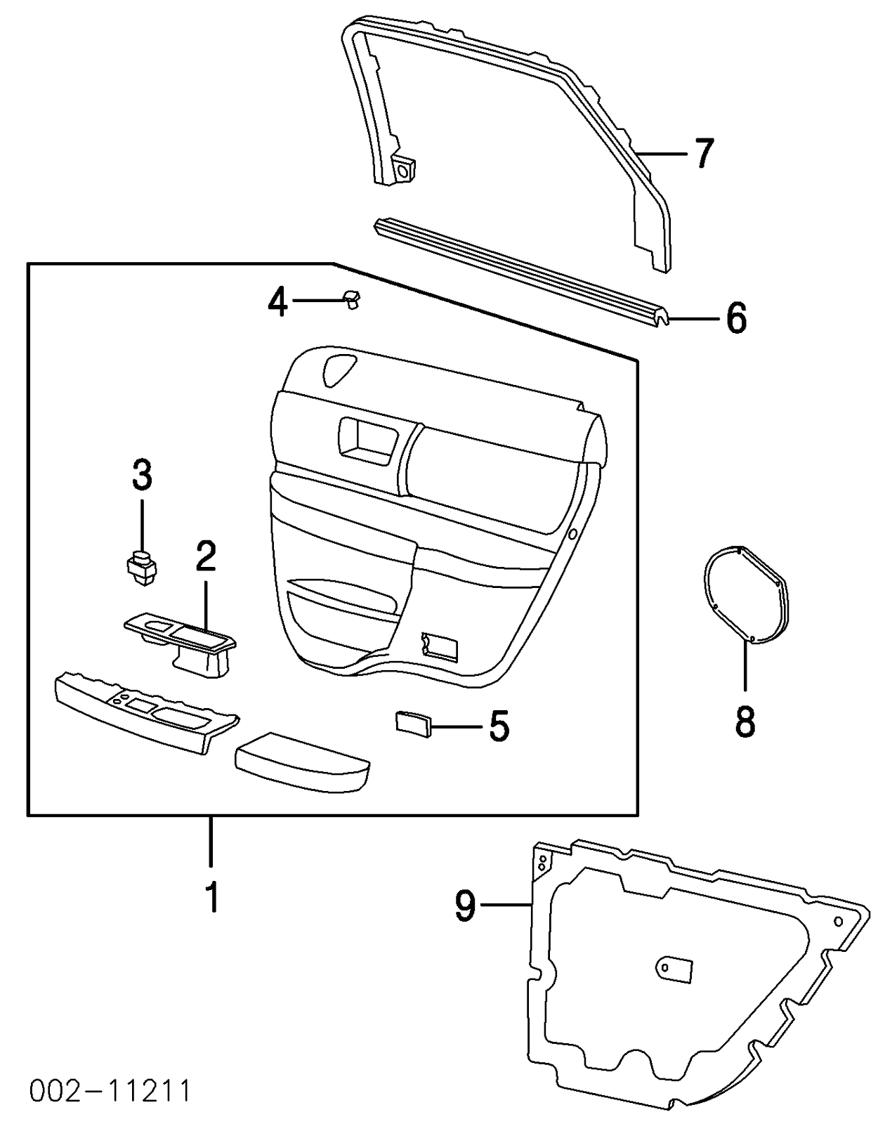Ford Taurus: REAR DOOR