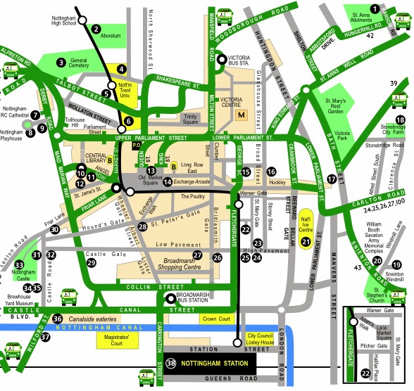 History in and around Nottingham by bus: Nottingham City Centre History ...
