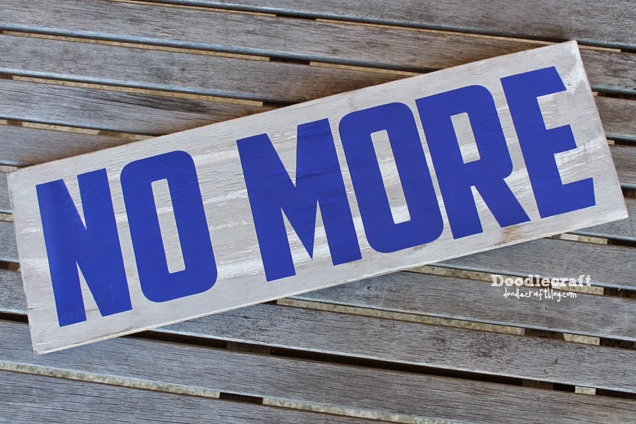 John Hurt War Doctor NO MORE Sign--8.5 Day of Doctor Who!