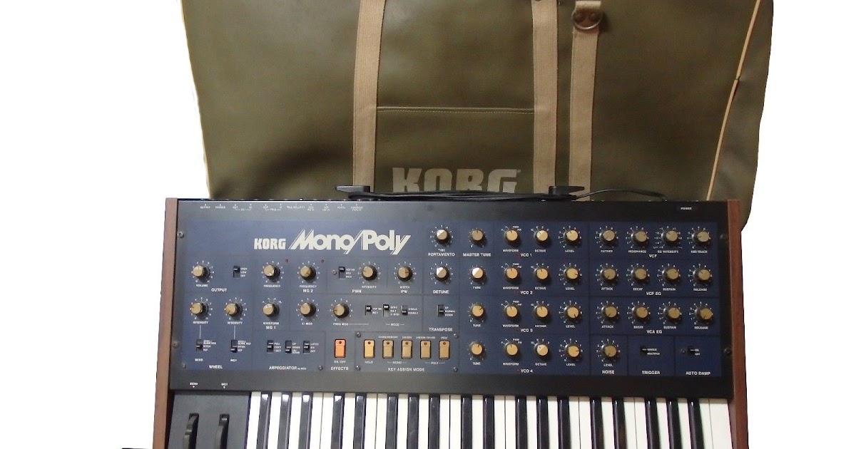 MATRIXSYNTH: Vintage Korg MP-4 Mono/Poly Analog Synthesizer SN 370868 w ...