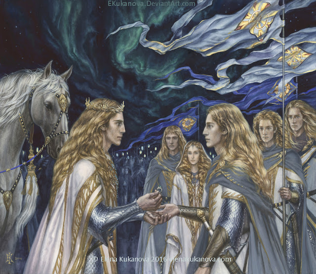 Tracey-anne's Blog: The story of Andreth and Aegnor