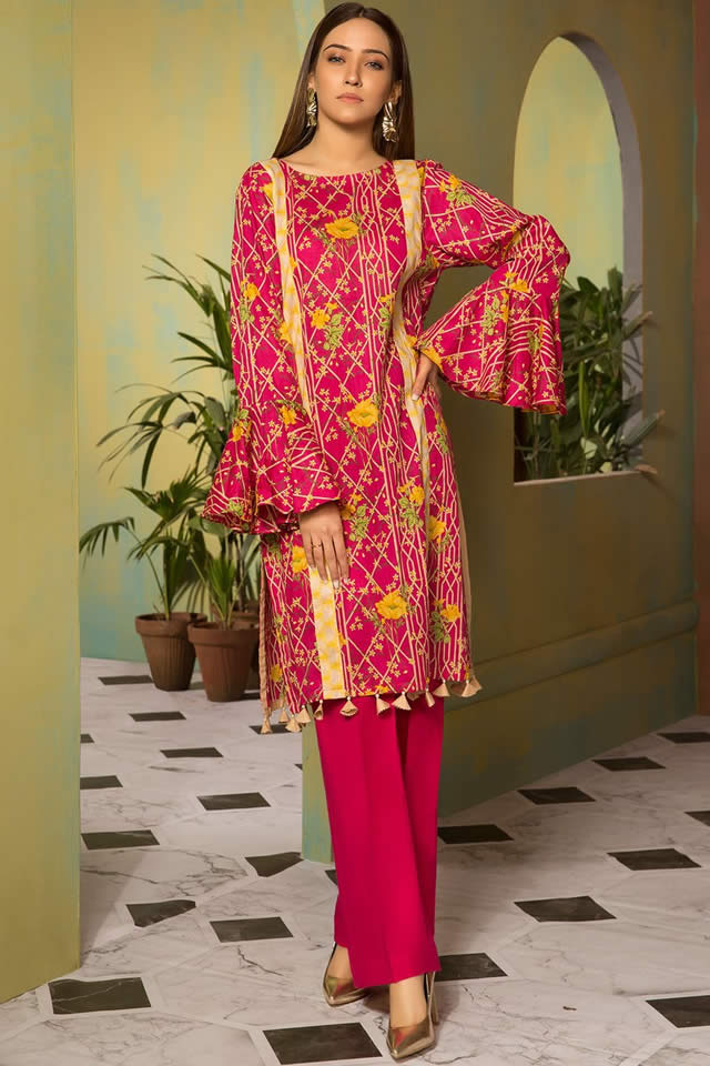 Warda Fabric Lawn Collection 2019
