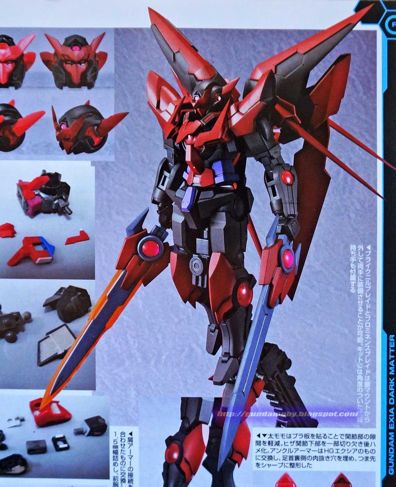 Gundam Exia Dark Matter Custom