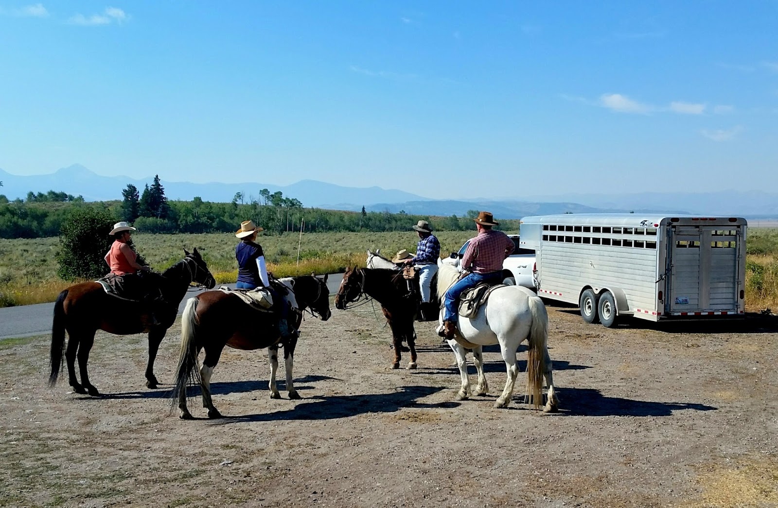 A Wyoming dude ranch adventure...: Yurts and an all day horseback ride ...