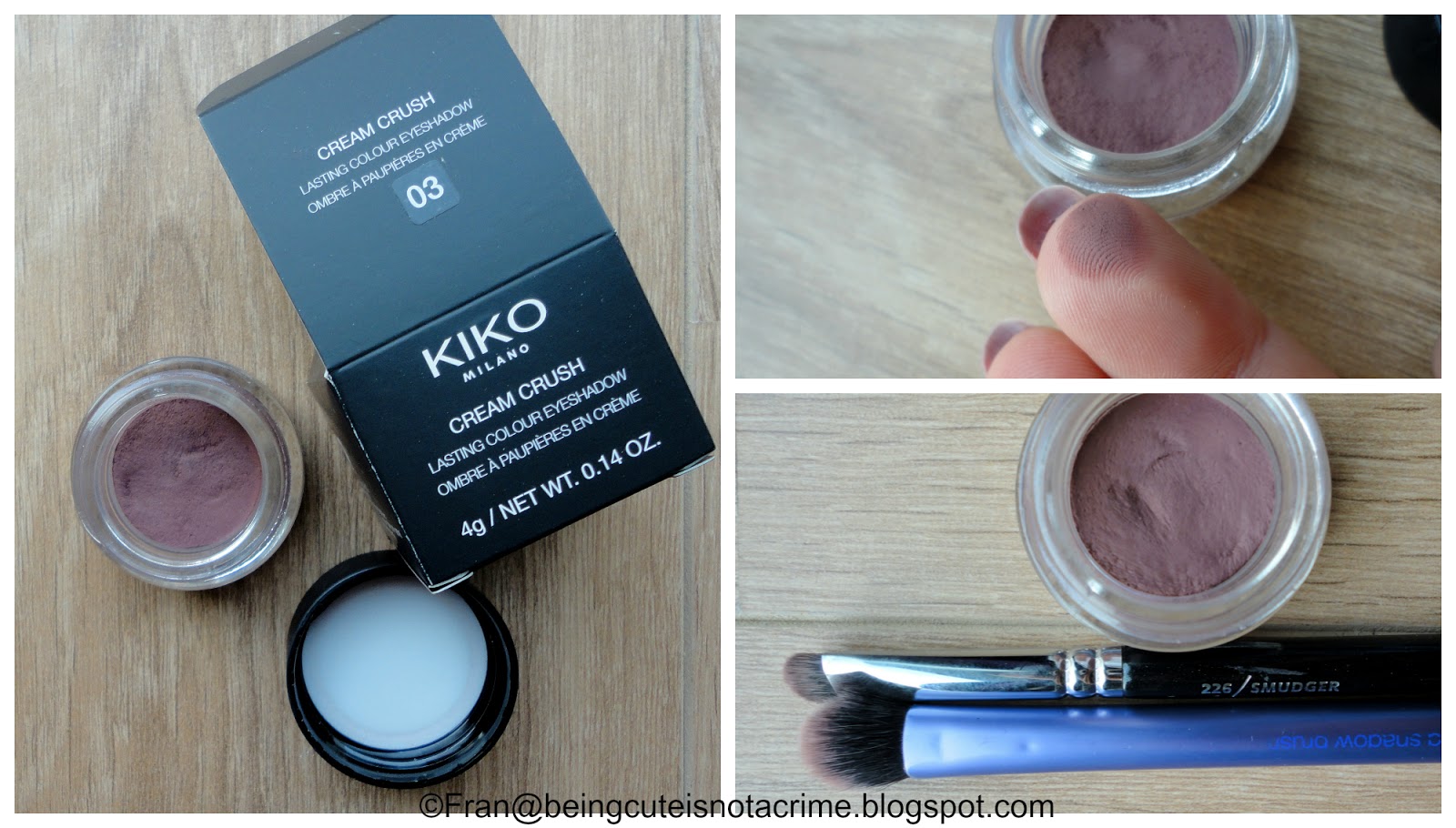 Being cute is not a crime: KIKO Cream Crush Lasting Colour Eyeshadow #3 ...