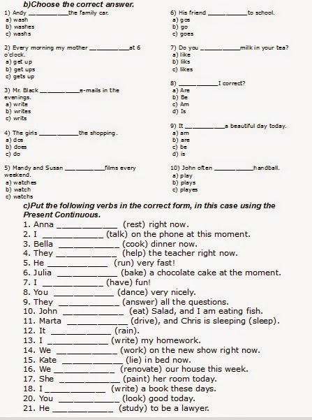 TURN ON YOUR ENGLISH: Simple Tenses Review
