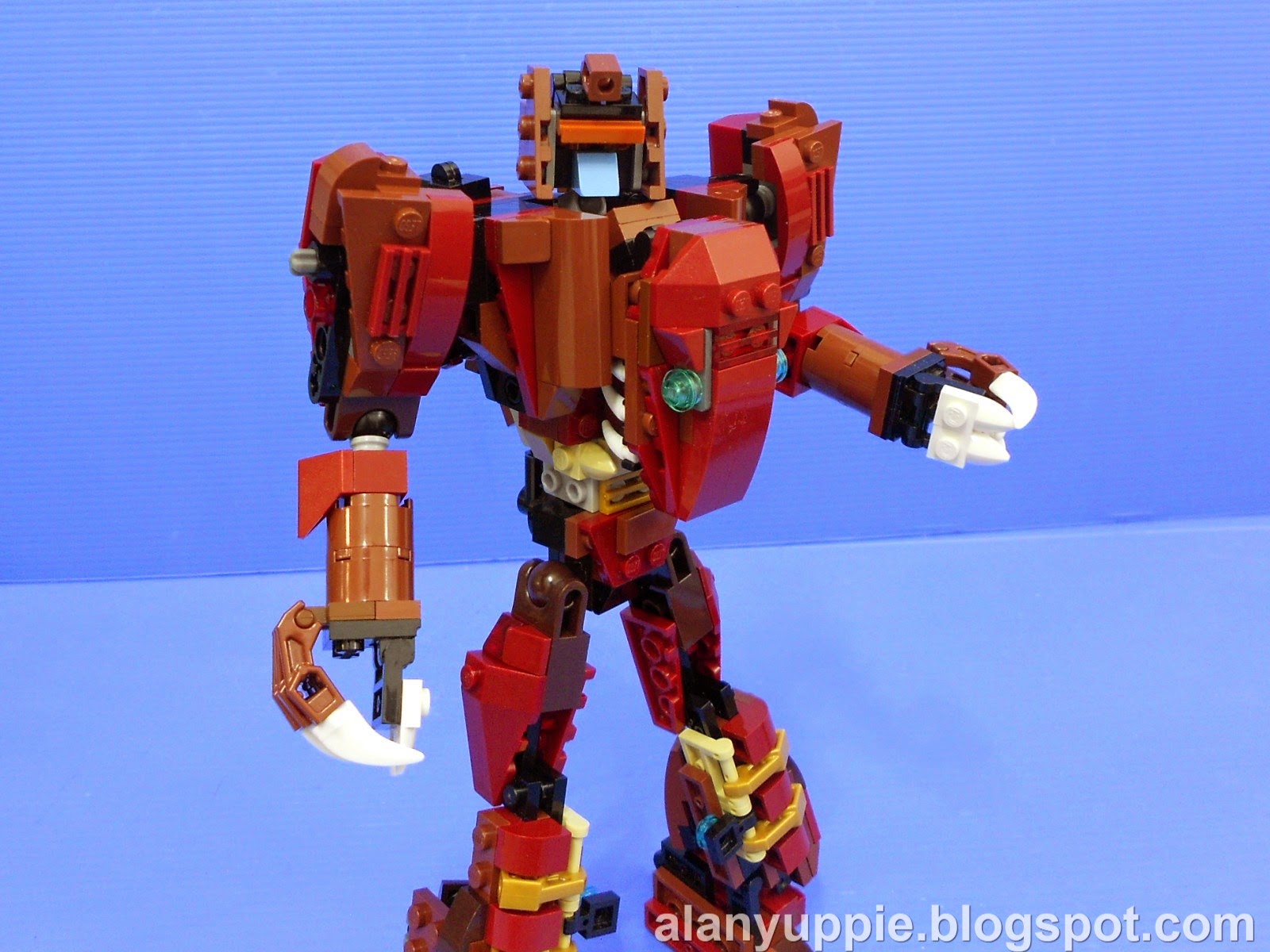 Alanyuppie's LEGO Transformers: LEGO Beast Wars Dinobot Part 2: Robot mode