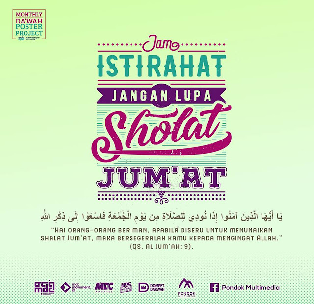 Kumpulan Gambar Poster Dakwah Bertema Sholat | Alul Stemaku