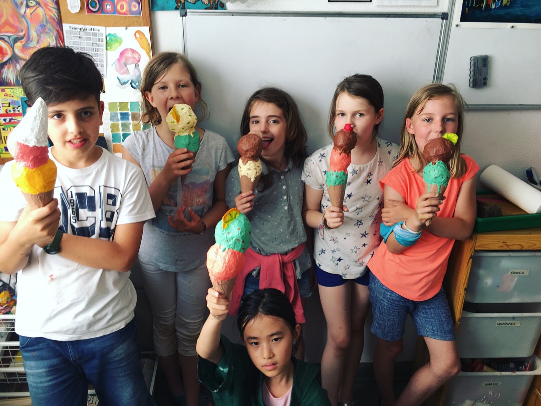 Art Room Britt: Ice-Cream Cone Sculptures