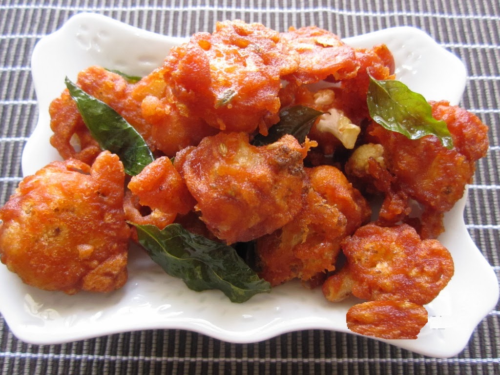 Gobi 65/ Fried Cauliflower/ Chinese Cauliflower Fry ~ Lincy's Cook Art