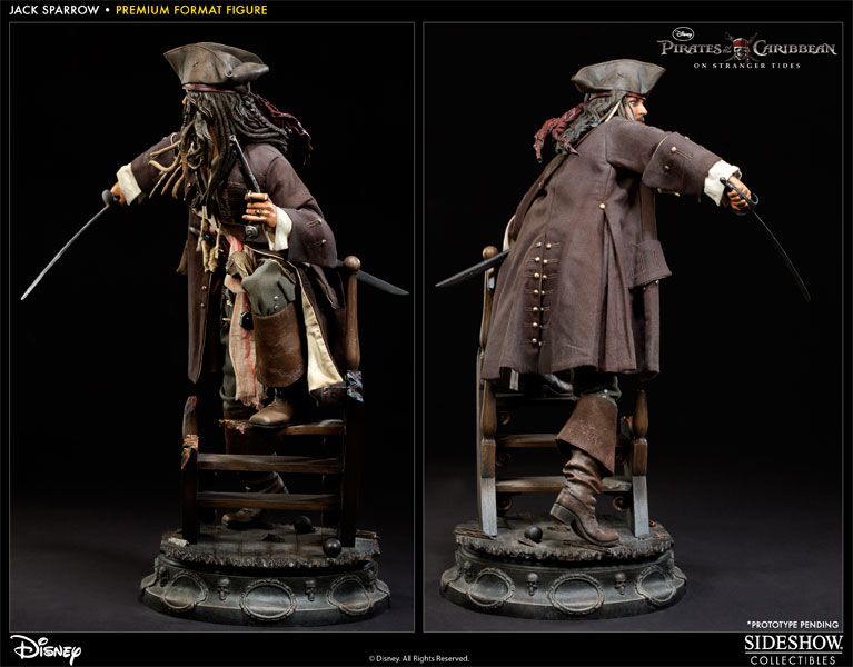 The Plastic League: Jack Sparrow, estatua de SideShow