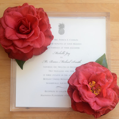 IRON & TWINE: Upcycled Wedding Invitation ~ Lucite Tray