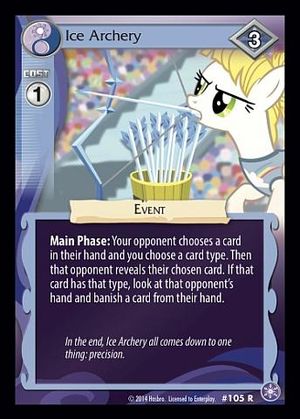 My Little Pony Ice Archery The Crystal Games CCG Card | MLP Merch