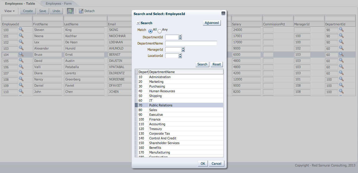 Andrej Baranovskij Blog: LOV for Editable Primary Key in ADF Table Problem