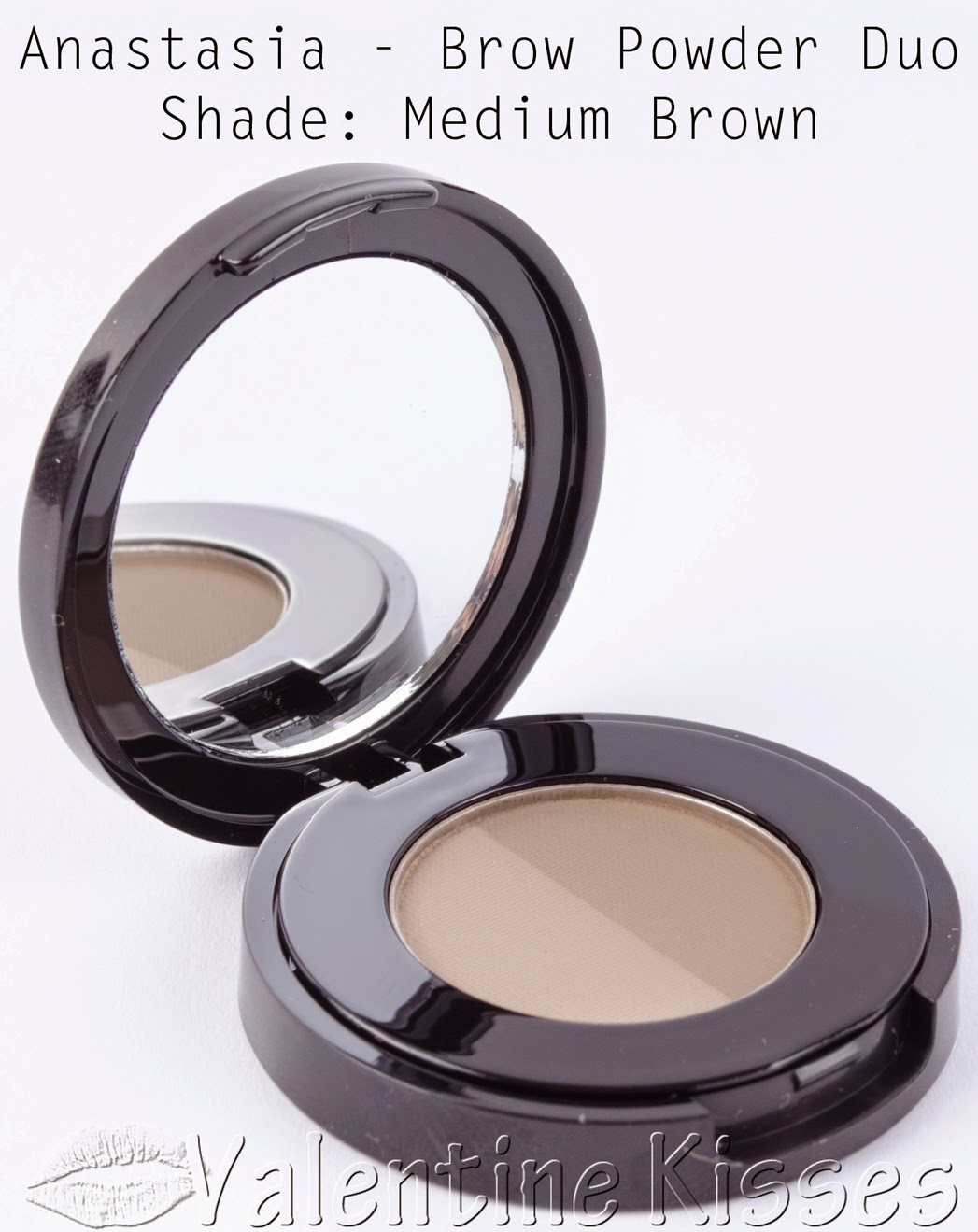 Valentine Kisses: Anastasia Brow Powder Duo in Medium Brown: before ...