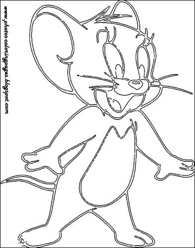 Tom and Jerry Cartoon Coloring Pages For Desktop