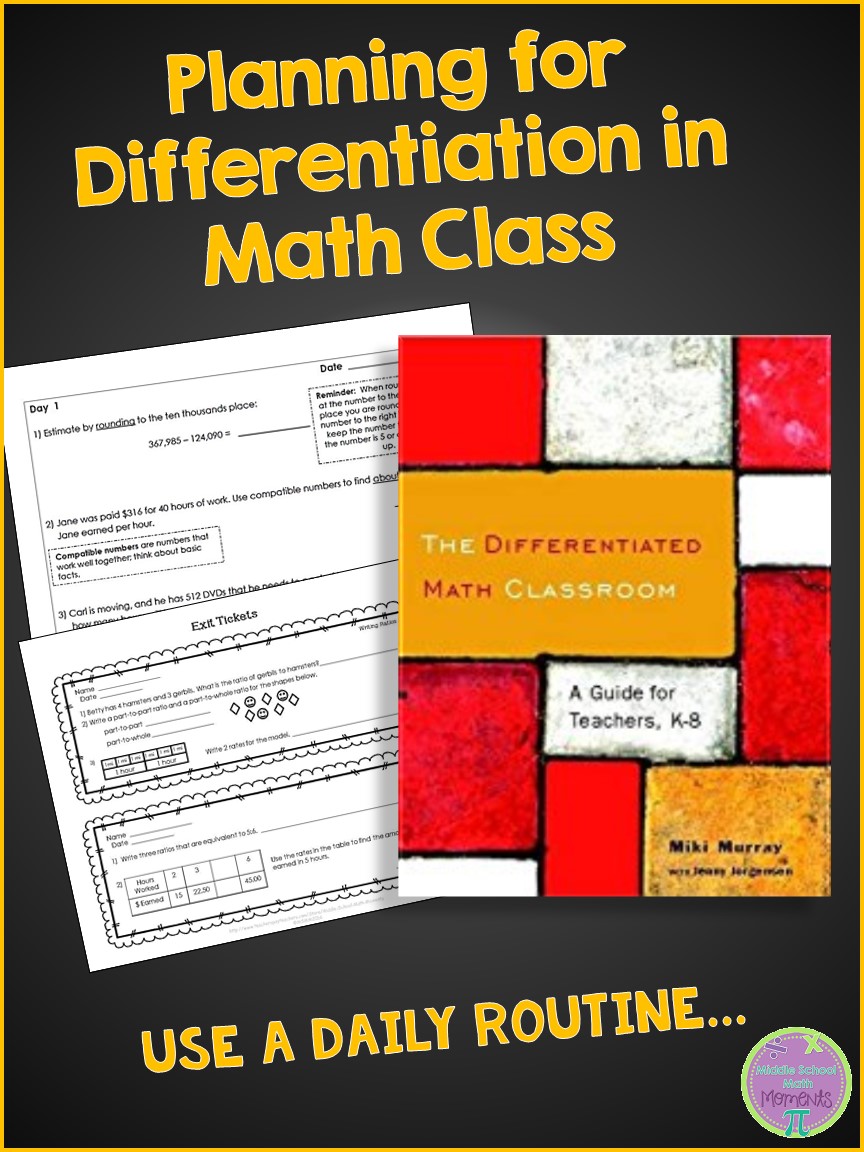 The Differentiated Math Classroom - Chapter 6: Planning: A Framework ...
