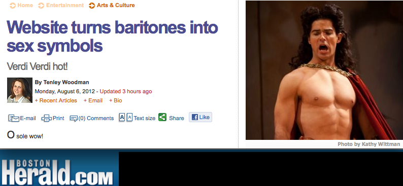 BARIHUNKS ®: Boston Herald Features Barihunks
