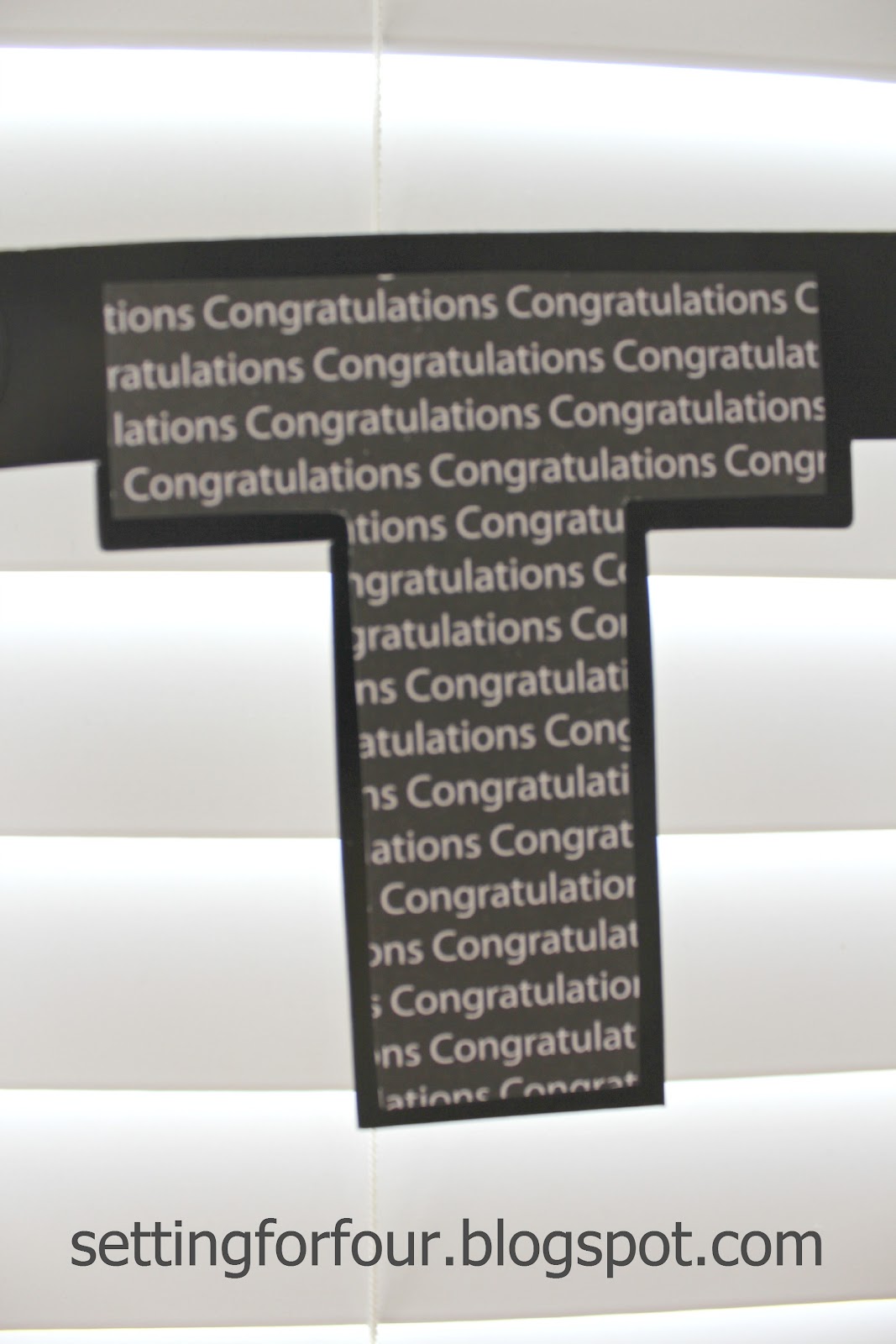 DIY Congratulations Graduate Banner - Setting For Four Interiors