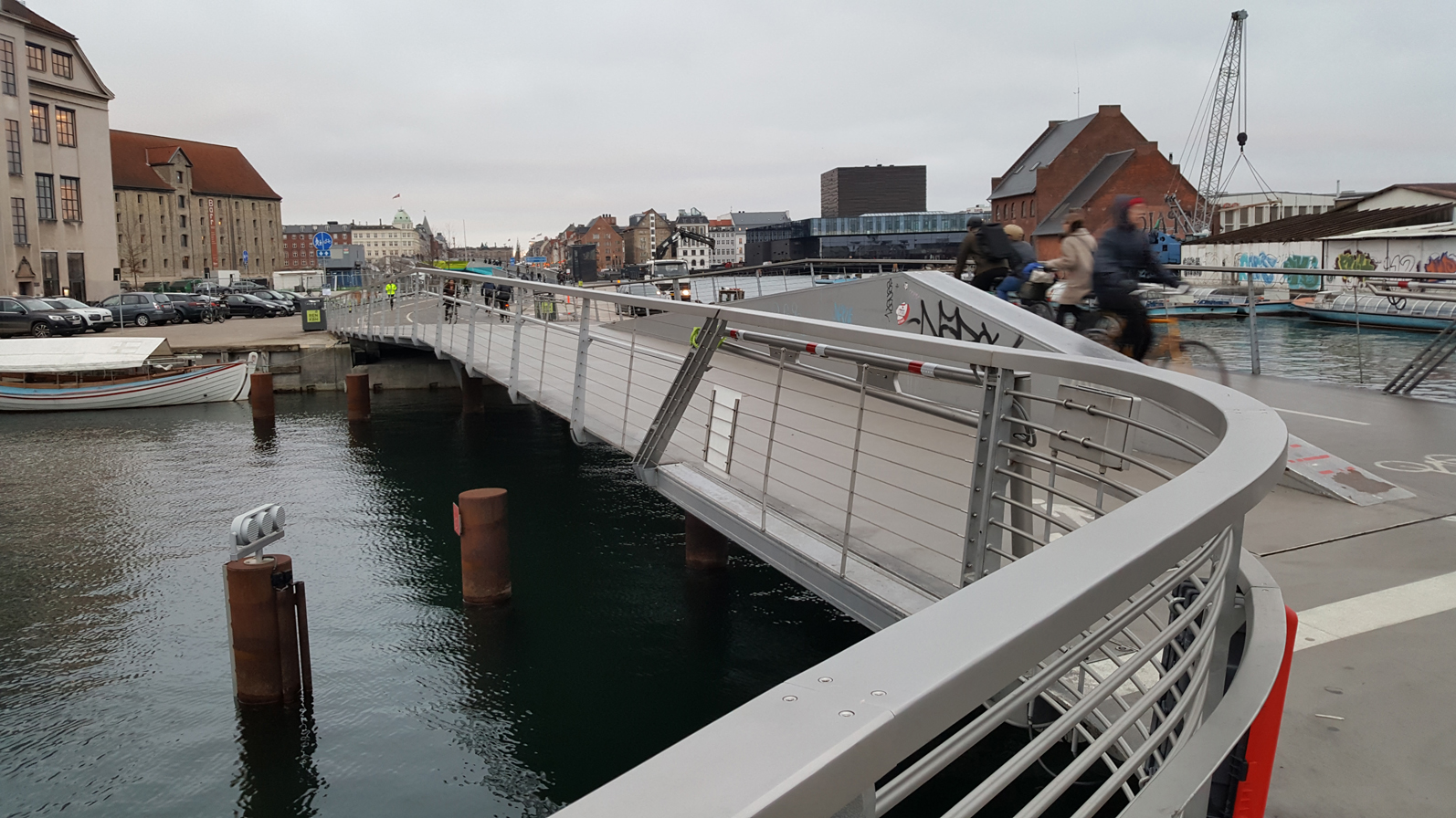 The Happy Pontist: Danish Bridges: 1. Butterfly Bridge, Copenhagen