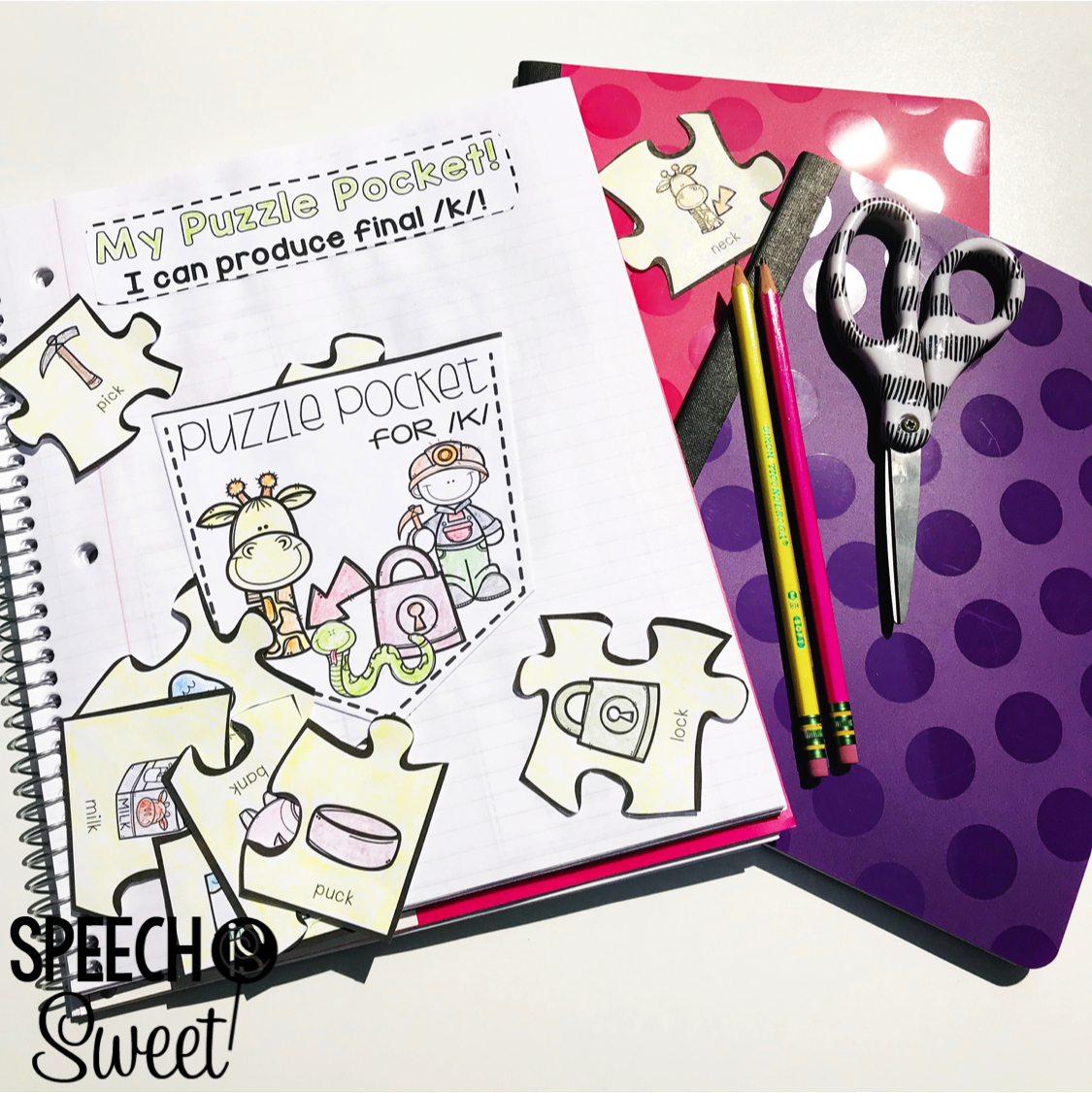 September Interactive Articulation Notebook - Speech is Sweet