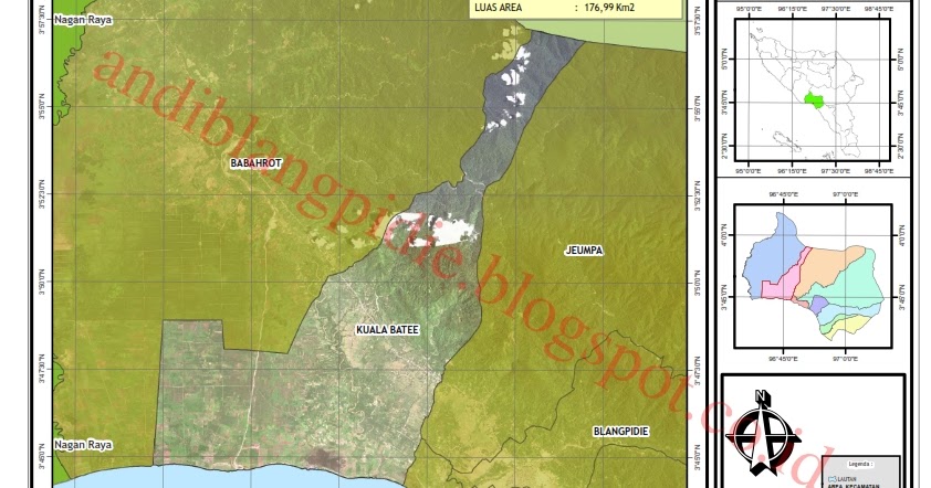 Peta Kecamatan Kuala Batee ~ breuh sigupai