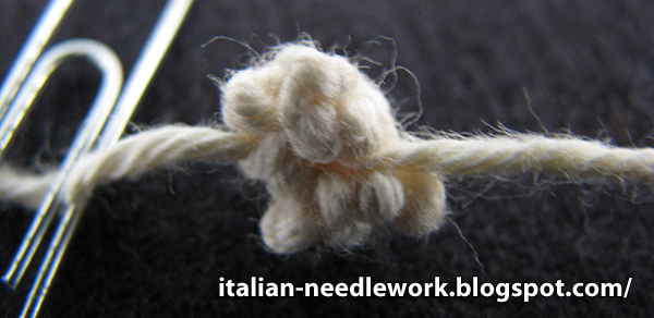 Italian Needlework: Triple Knotted Tassel
