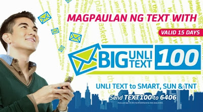 SMART Big Unli Text 100: Unlimited Text SMART,SUN and TNT 15 days ...