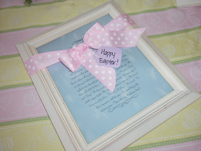 Somewhere Over the Rainbow: Framed Easter Printable