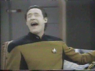 Data laughing
