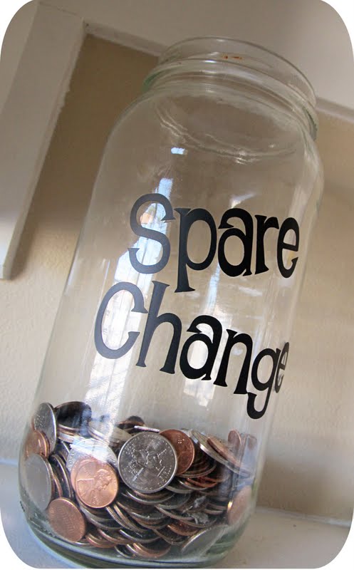 Lovely Little Snippets: Spare Change Jar