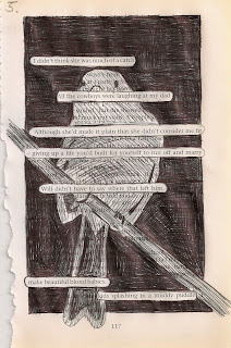 “You never know the whole story.”: Drawing on book pages - [idea in ...