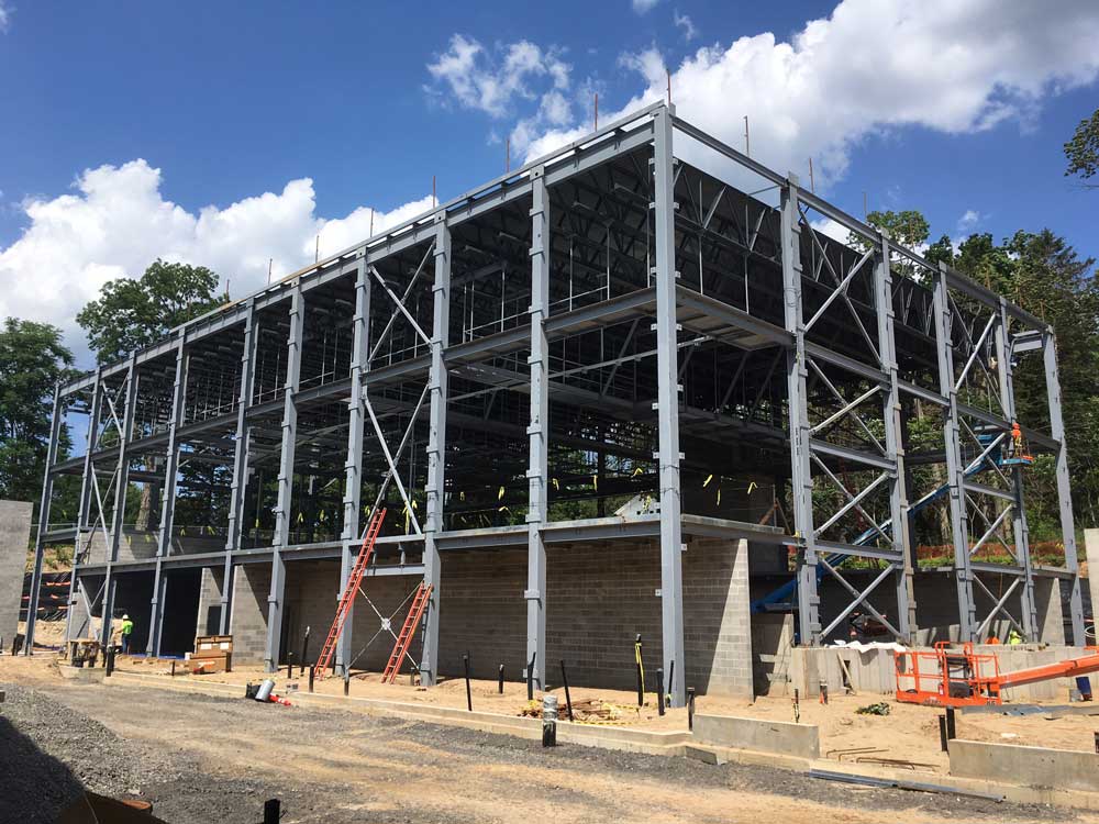 Nazareth College Construction Updates: Structural Steel Completed