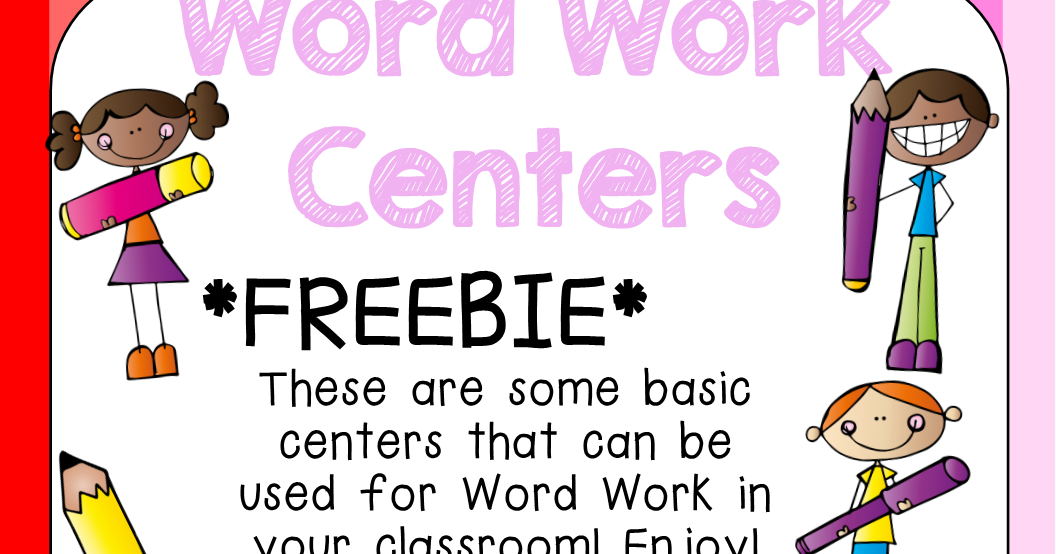 Word Work Centers Freebie!!! | Tech and Teachability
